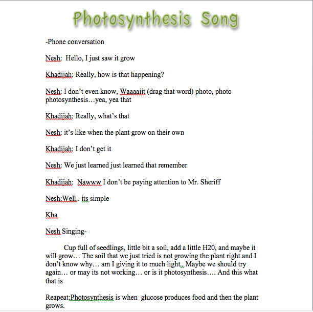 Photosynthesis song (Remix to Marvins Room) — Science Leadership ...